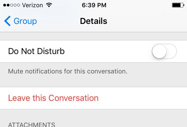 iPhone: Leave This Conversation Grayed Out or Missing? The Fix!