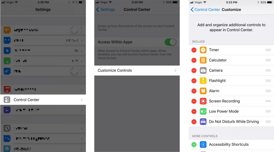 How To Use The New iPhone Control Center For iOS 11