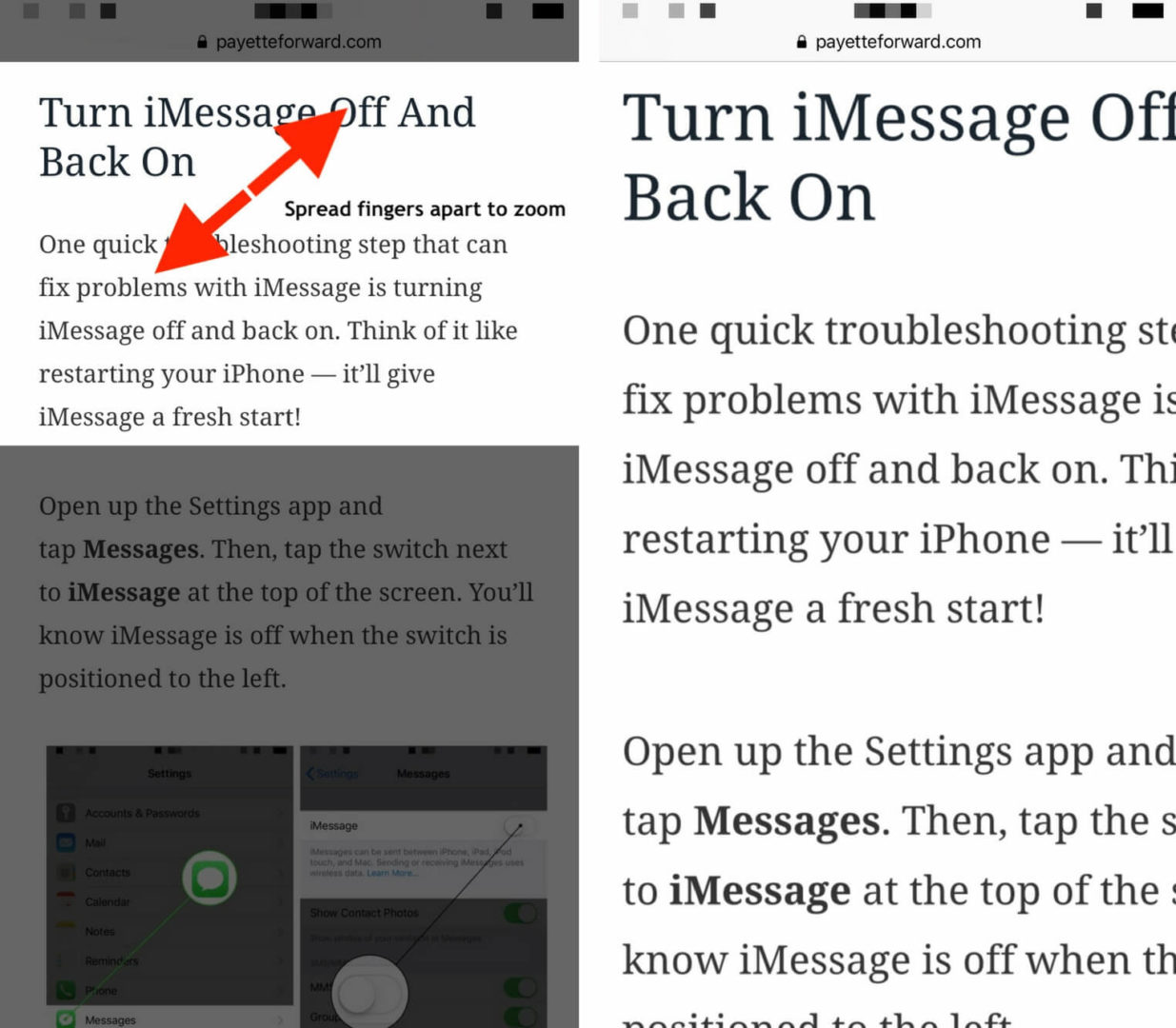 How To Zoom In On iPhone: The Quick Tutorial! | Payette Forward