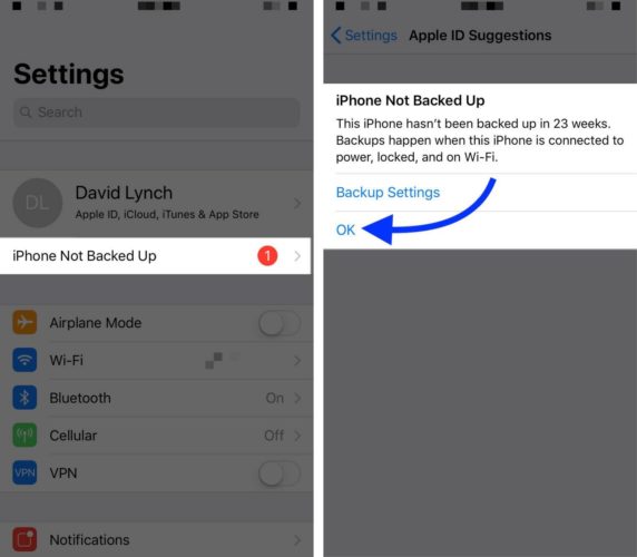 iPhone Not Backed Up Message What It Means How To Remove It iPhone Not Backed Up Message What It Means How To Remove It
