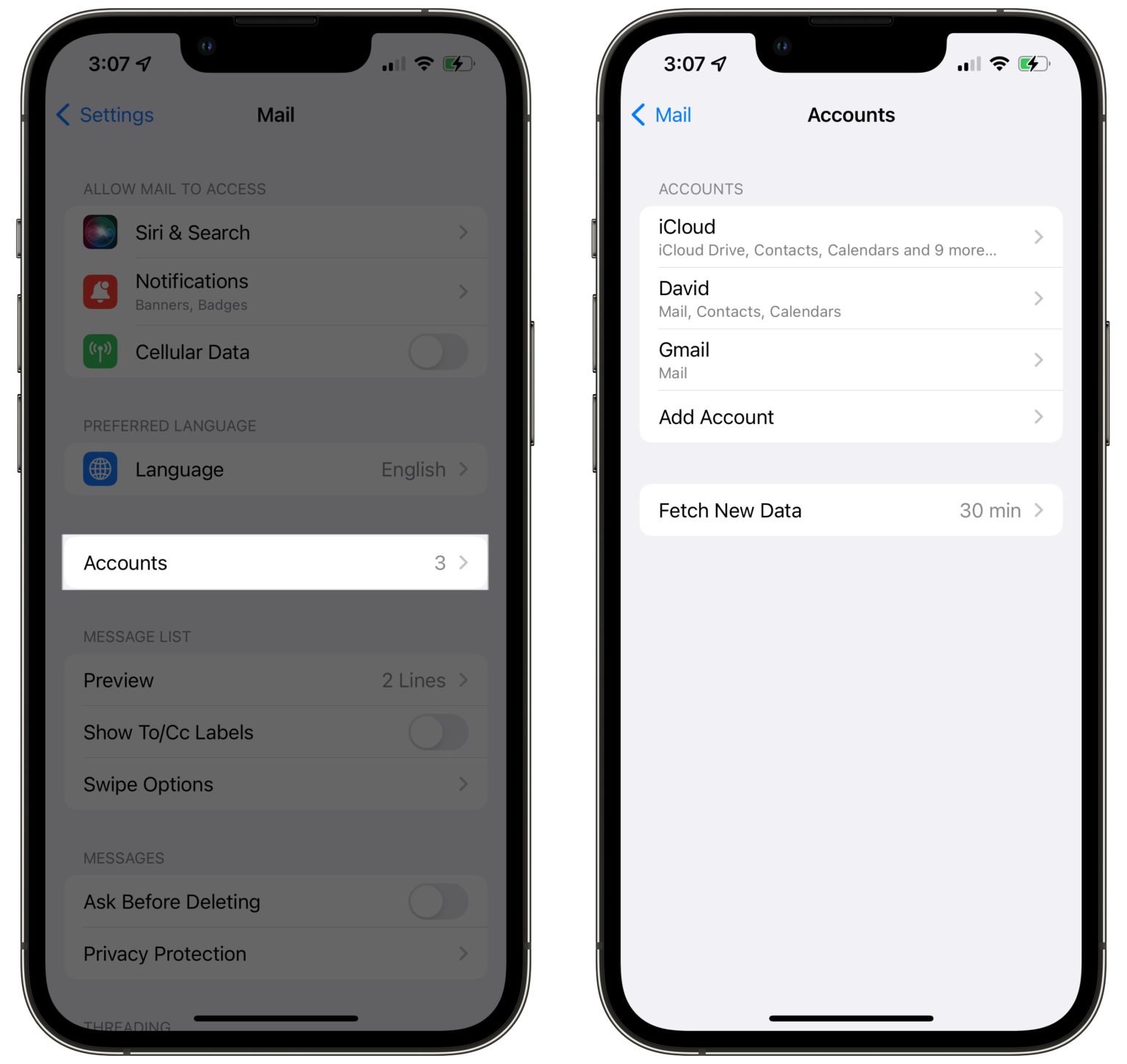 My iPhone Says "Account Error" In Mail. Here's The Fix! - Payette Forward